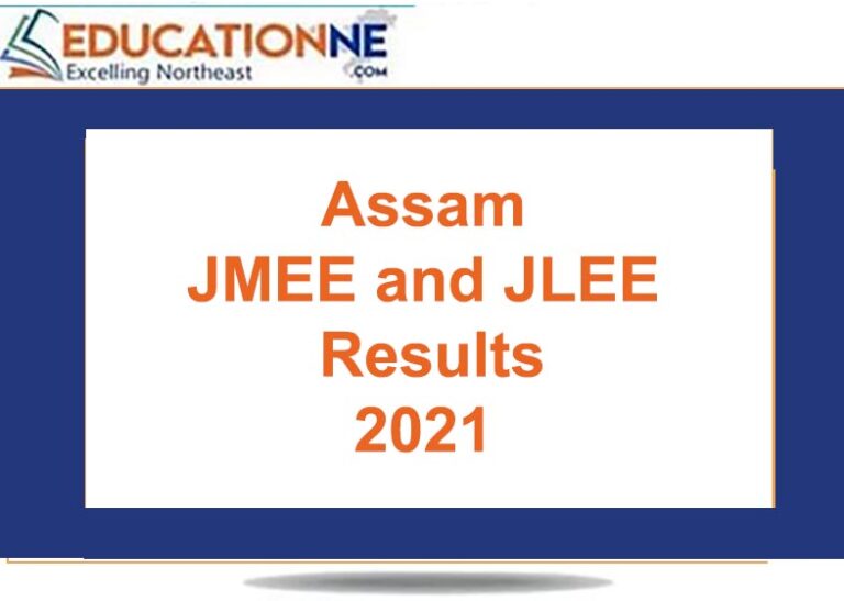 ASSAM JMEE and JLEE 2021 Results. - educationne