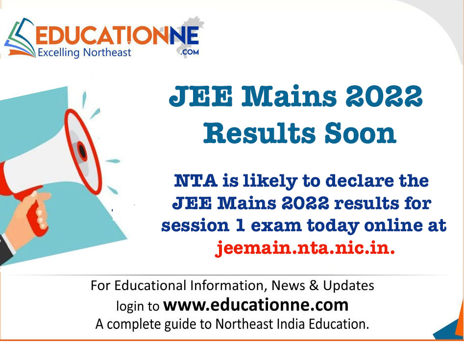 JEE Main 2022 session 1 Results. - educationne